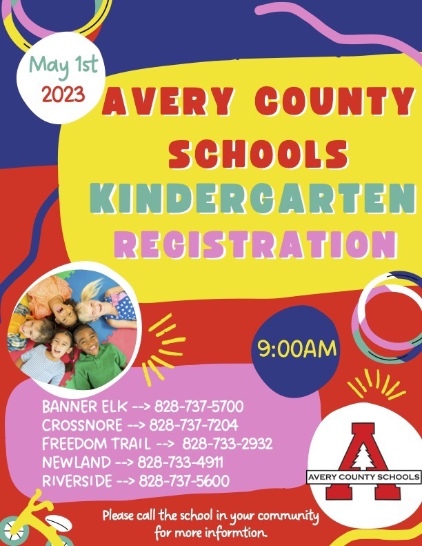 Kindergarten Registration - May 1st | Banner Elk Elementary School